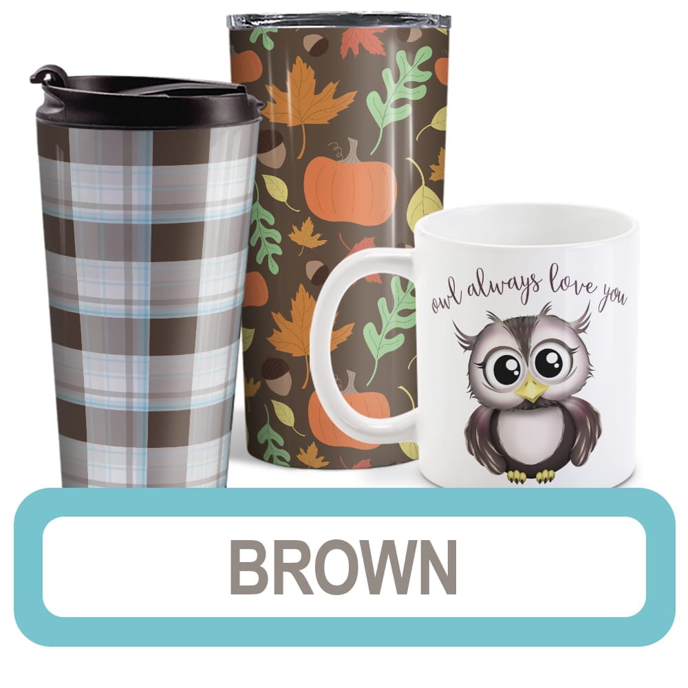 Brown Mugs & Cups | Cozy Drinkware Gifts – Amy's Coffee Mugs