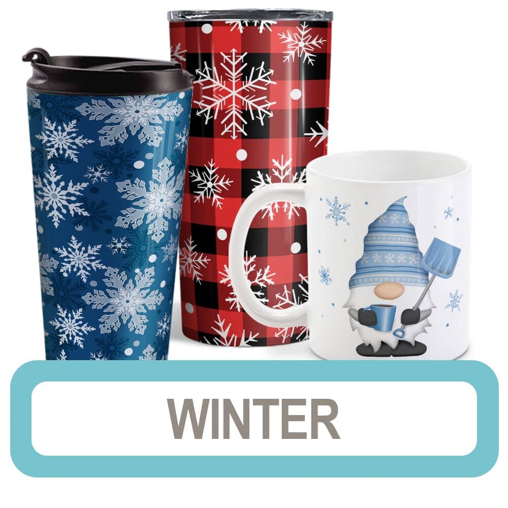 Winter Mugs & Cups | Snowflakes & Winter Gifts – Amy's Coffee Mugs
