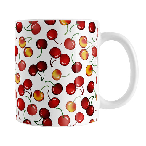 Cherries Mug | Summer Drinkware for Cherry Lovers | Dishwasher-Safe ...