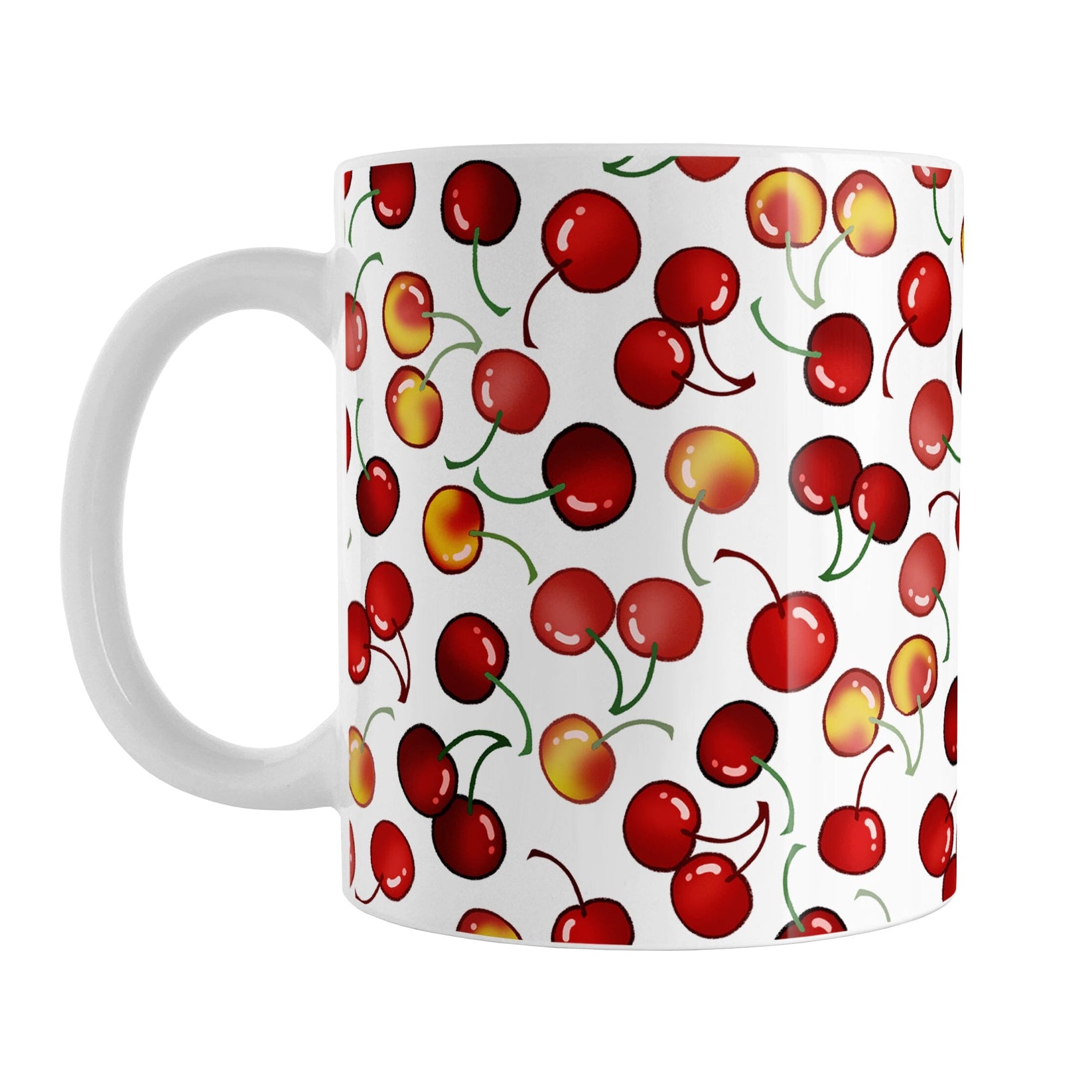 Cherries Mug | Summer Drinkware for Cherry Lovers | Dishwasher-Safe ...