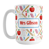 Personalized School Pattern Mug | Custom School Gift for Teachers – Amy ...