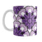 Purple Flower Tiles Pattern Mug | Floral Mug for Tea & Coffee – Amy's ...