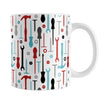 Red Turquoise Tools Pattern Mug | Durable, Dishwasher-Safe Gift – Amy's ...
