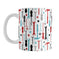 Red Turquoise Tools Pattern Mug | Durable, Dishwasher-Safe Gift – Amy's ...