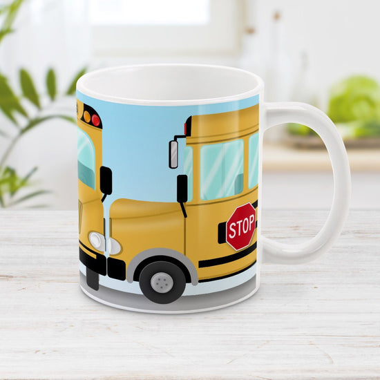 Yellow School Bus Mug – Amy's Coffee Mugs